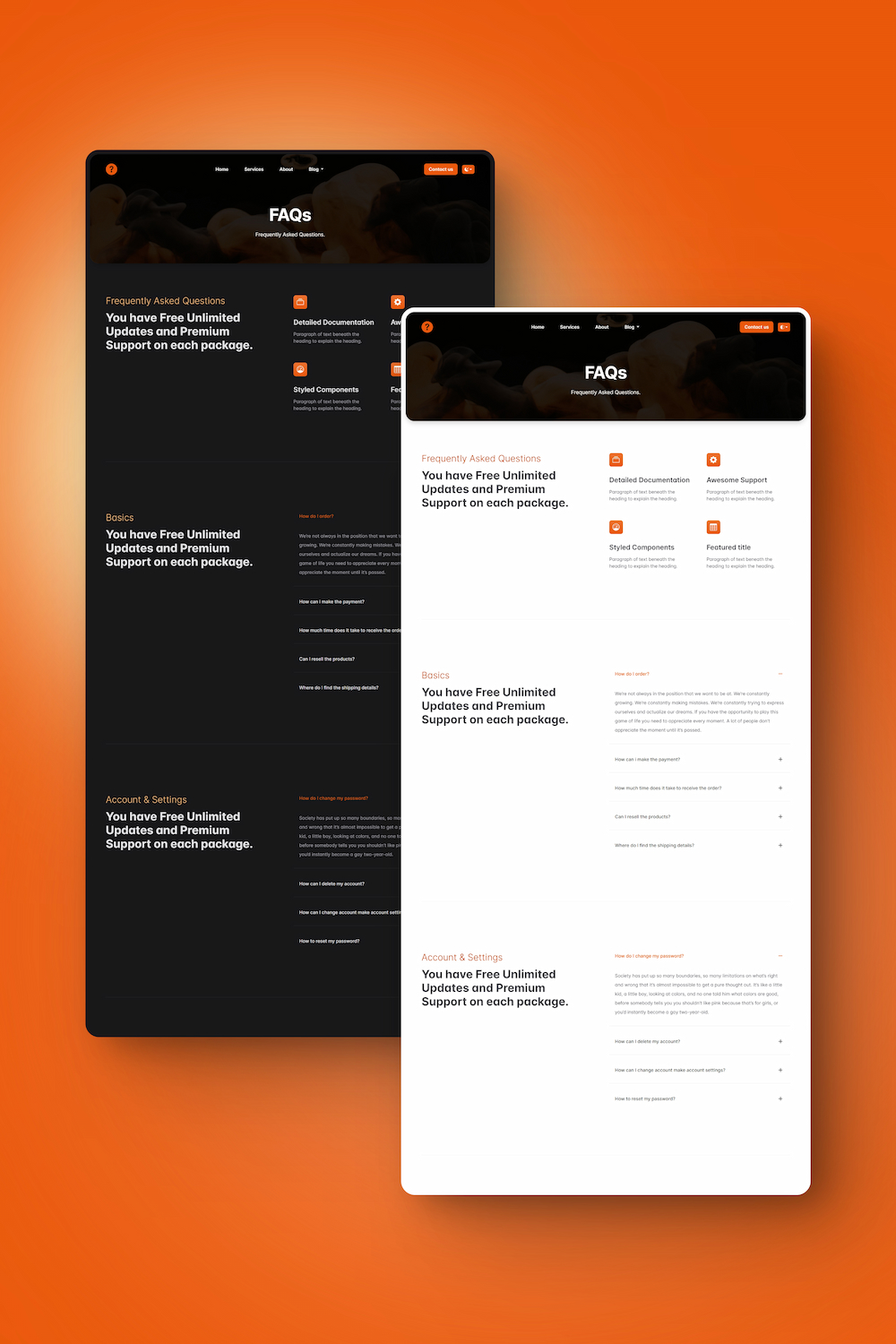 Certa - Free Creative HTML Frequently Asked Questions Page Template