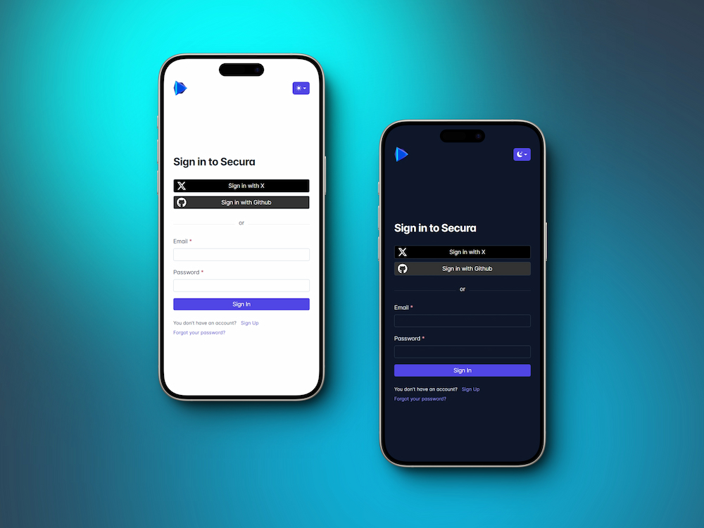 Secura - Free HTML Authentication Pages Template