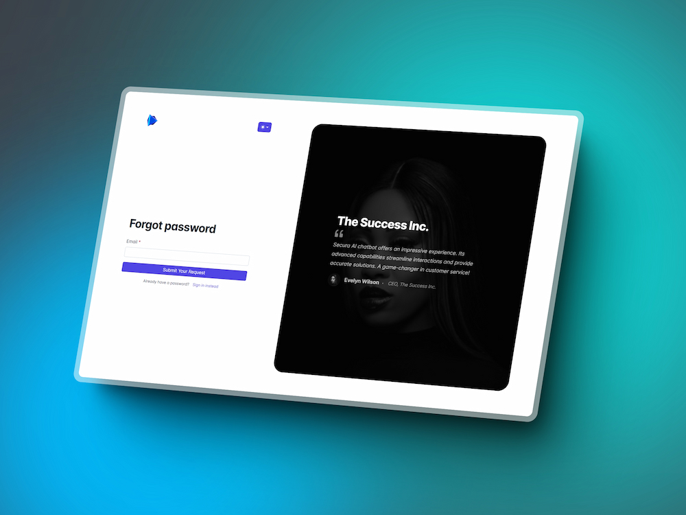 Secura - Free HTML Authentication Pages Template