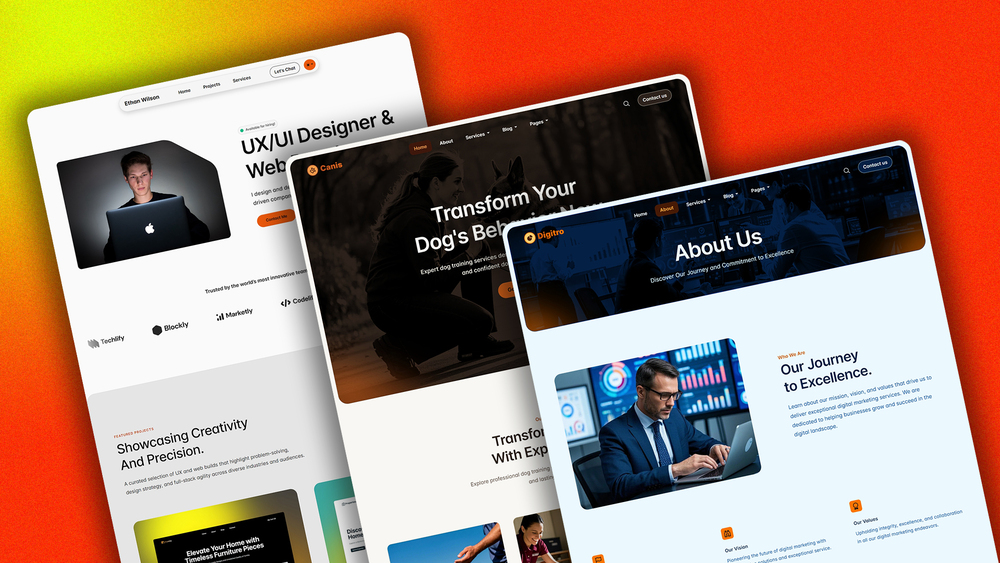 Premium HTML Templates & Landing Pages