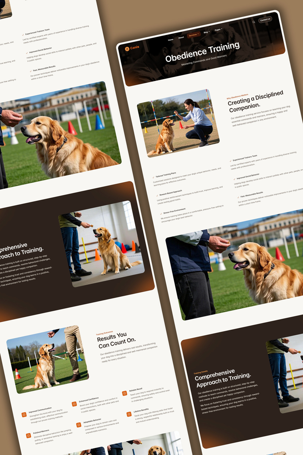 Canis - Elite Dog Training Services HTML Website Template