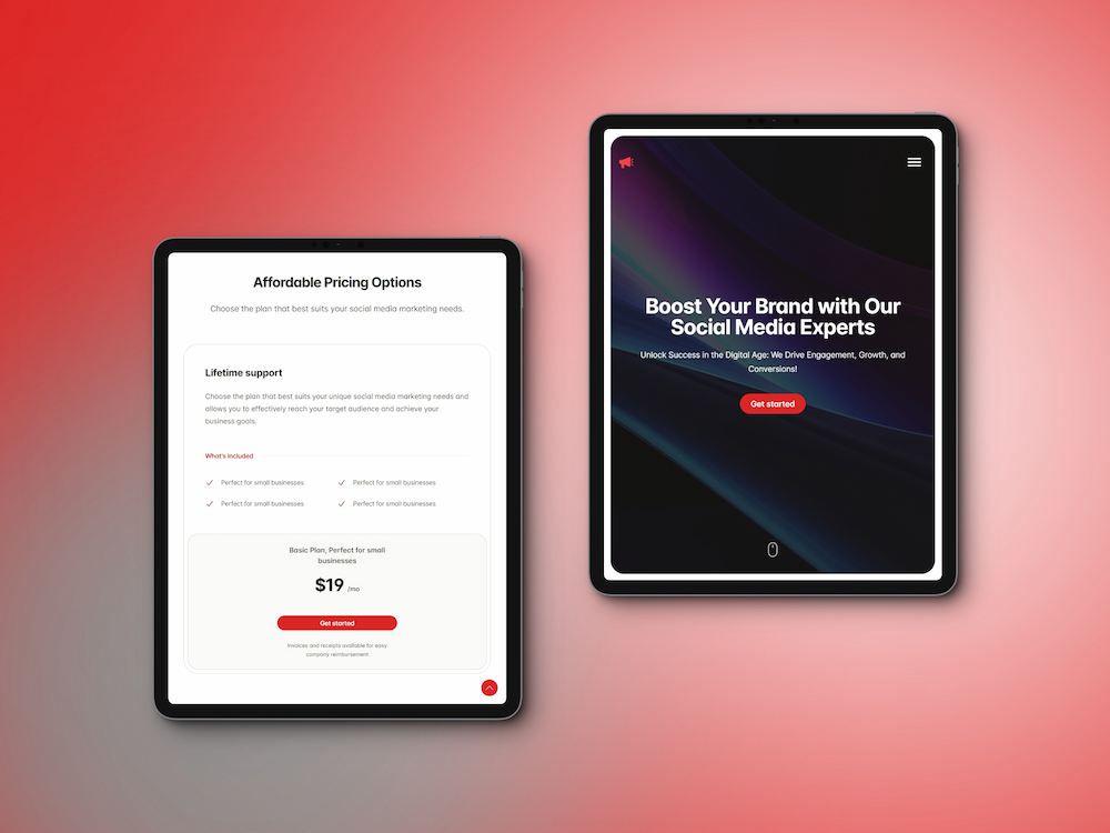 Buzzify - Social Media Marketing HTML Landing Page Template
