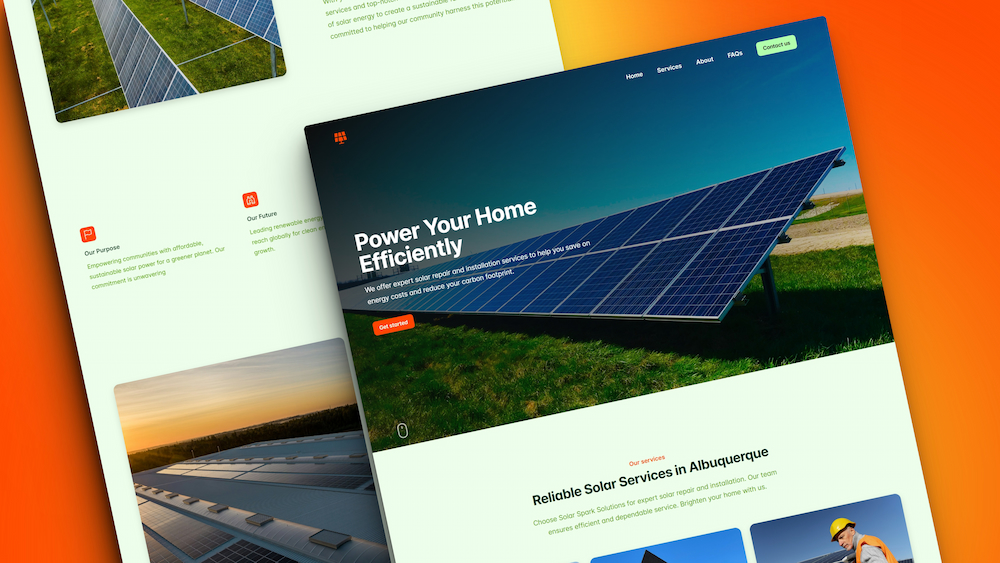 Solarama - Solar Repair and Installation HTML Landing Page Template
