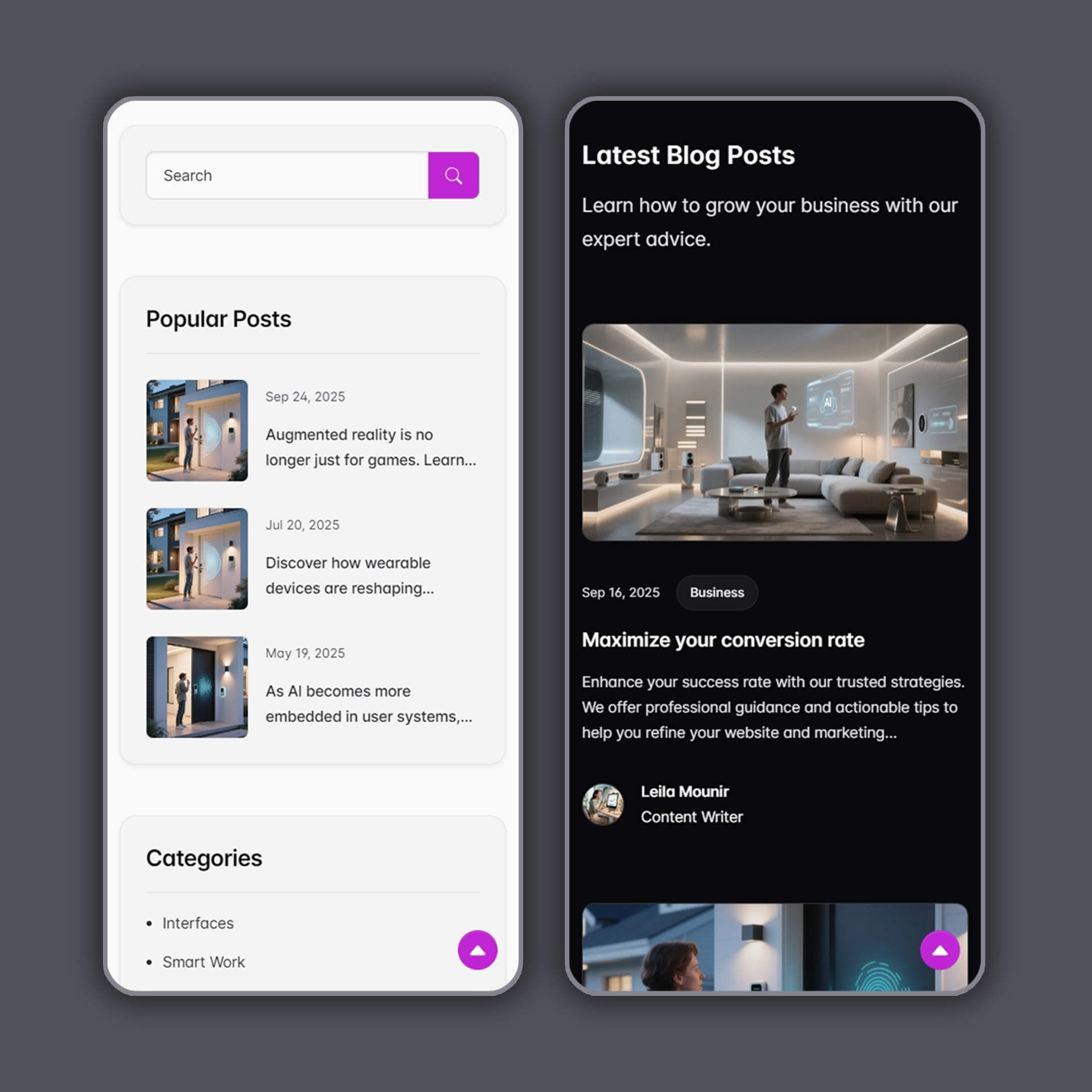 Blogify - Elegant HTML Blog Website Template for Engaging Content