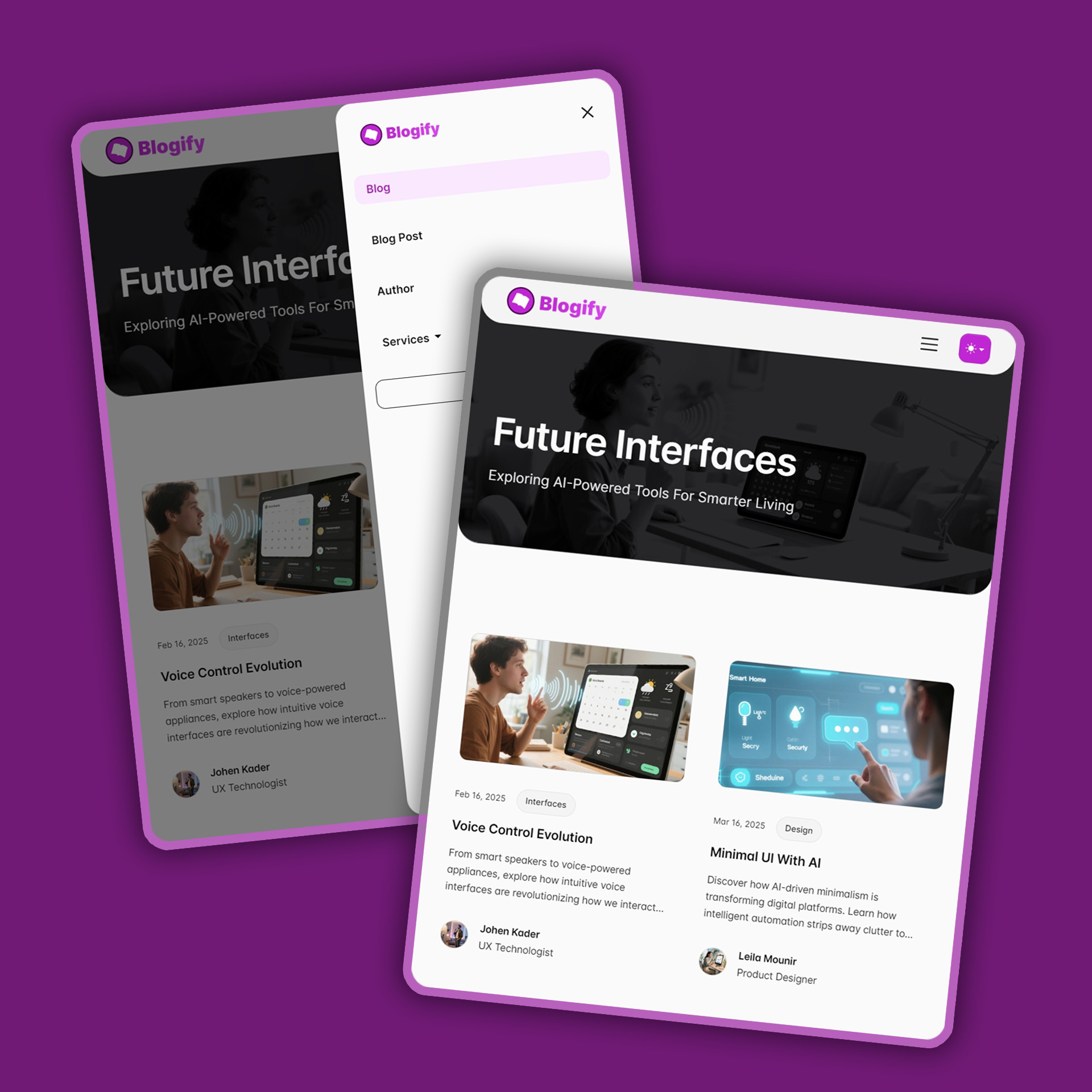 Blogify - Elegant HTML Blog Website Template for Engaging Content